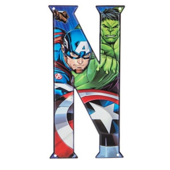 Marvel | Accents | Marvel Captain America Hulk Metal Tin Home Decor ...